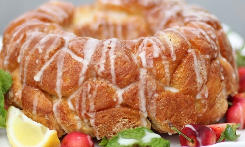 Lemon Monkey Bread Recipe | Laura in the Kitchen - Internet Cooking Show