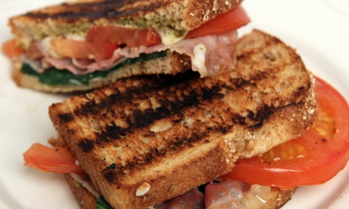 Italian BLT Panini Recipe | Laura in the Kitchen - Internet Cooking Show
