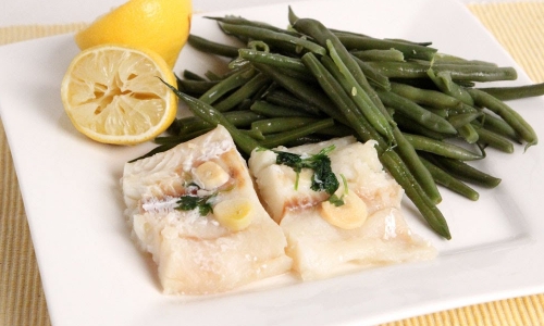 Nonna's Steamed Cod and Green Beans Recipe | Laura in the Kitchen ...