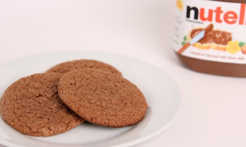 Nutella cookies Recipe | Laura in the Kitchen - Internet Cooking Show