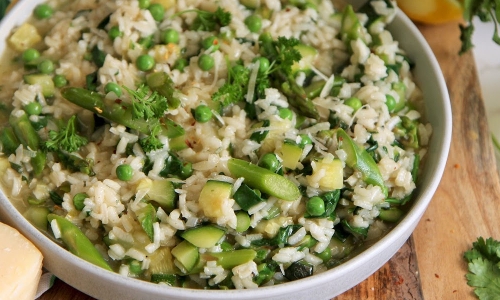 Veggie Risotto Recipe | Laura in the Kitchen - Internet Cooking Show